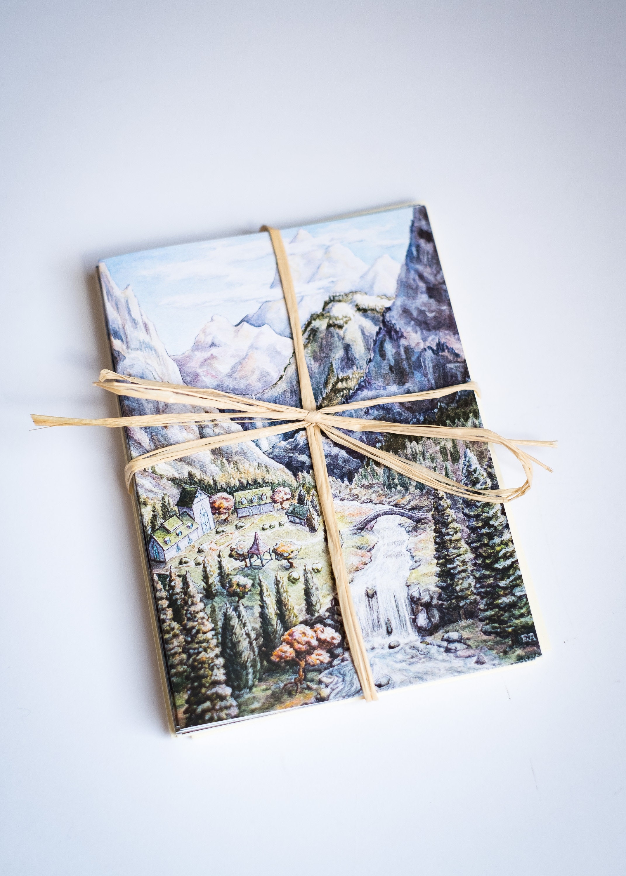 Rivendell 3.5x5 Inch Cards, Middle-earth Stationery, the Lord of the ...