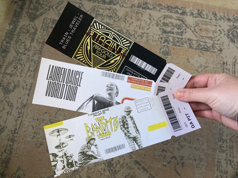 Customized Hozier Unreal Unearth Tour Concert Ticket Inspired Print - Etsy