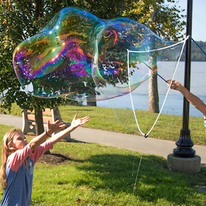 Ginormous Bubble Wand - Tri String Wand (watch the Video!) - Etsy
