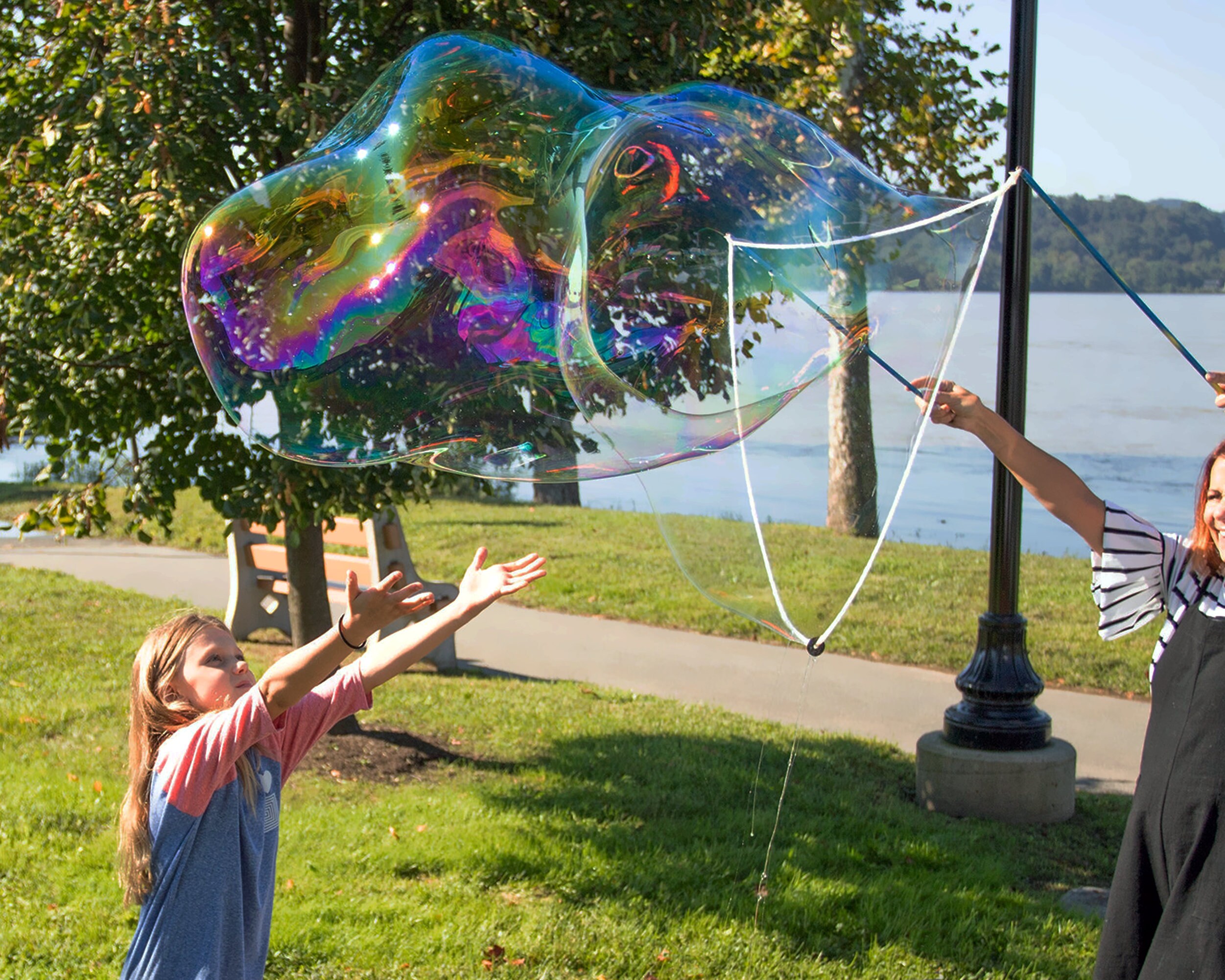 Ginormous Bubble Wand - Tri String Wand (watch the Video!) - Etsy