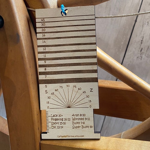 Spinning Control Card Spin Control Spinning Gauge WPI - Etsy