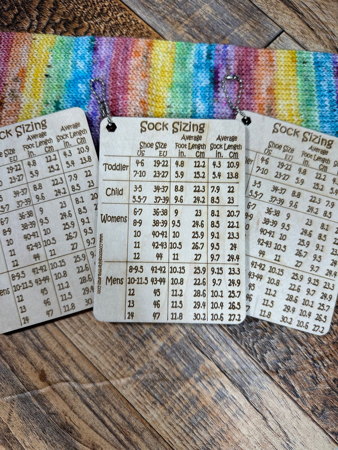 Sock Sizing Tool, Knitting Socks, Sock Sizing, Knitting Tool - Etsy