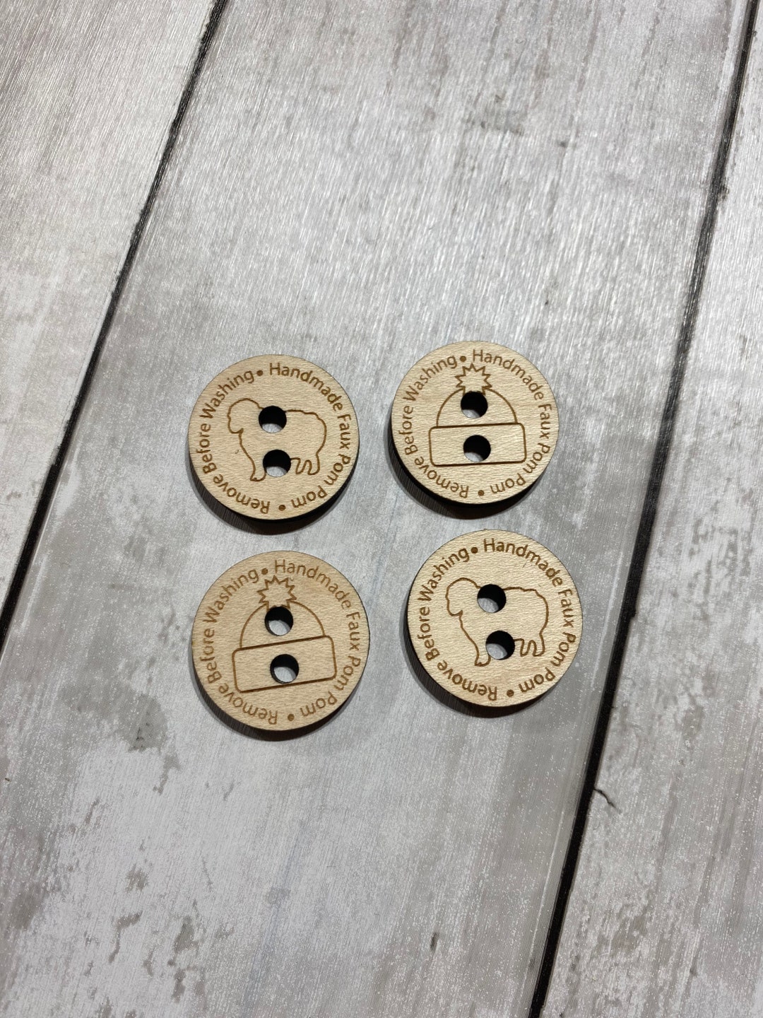 Pom Pom Button, Removeable Button for Hat Pom Poms - Etsy