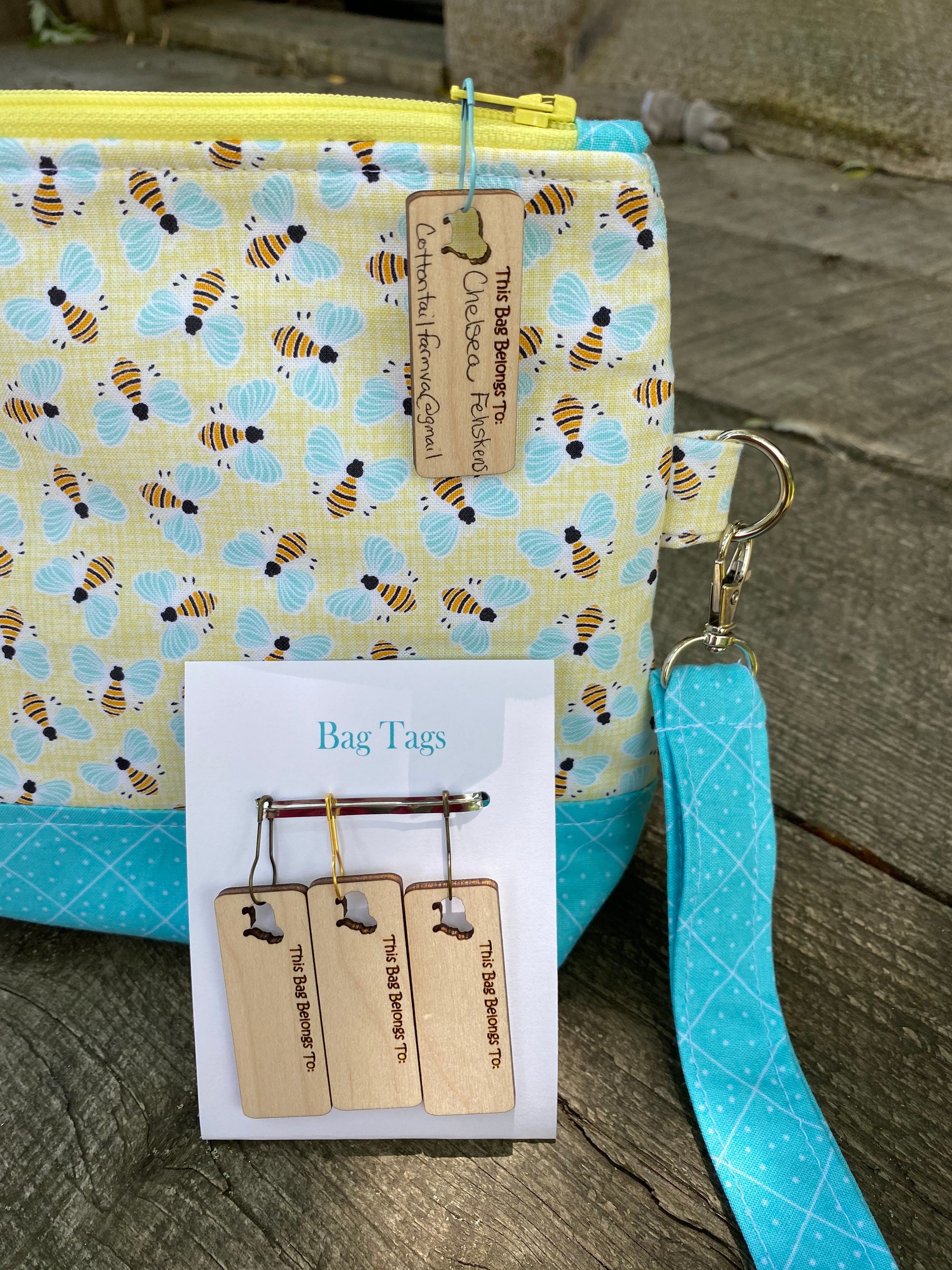 Bag Tags Identification Tags Knitting Bag Tags Crochet Bag | Etsy