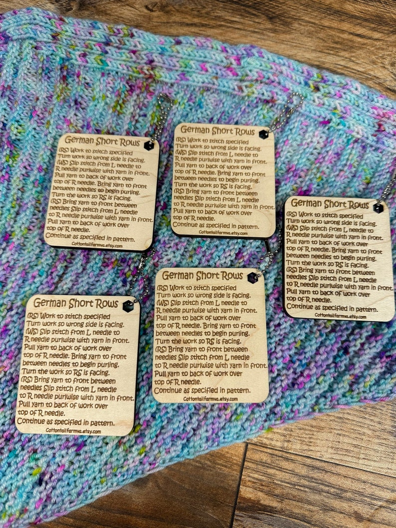 German Short Row Knitting Directions Knitting Tool Knitting - Etsy