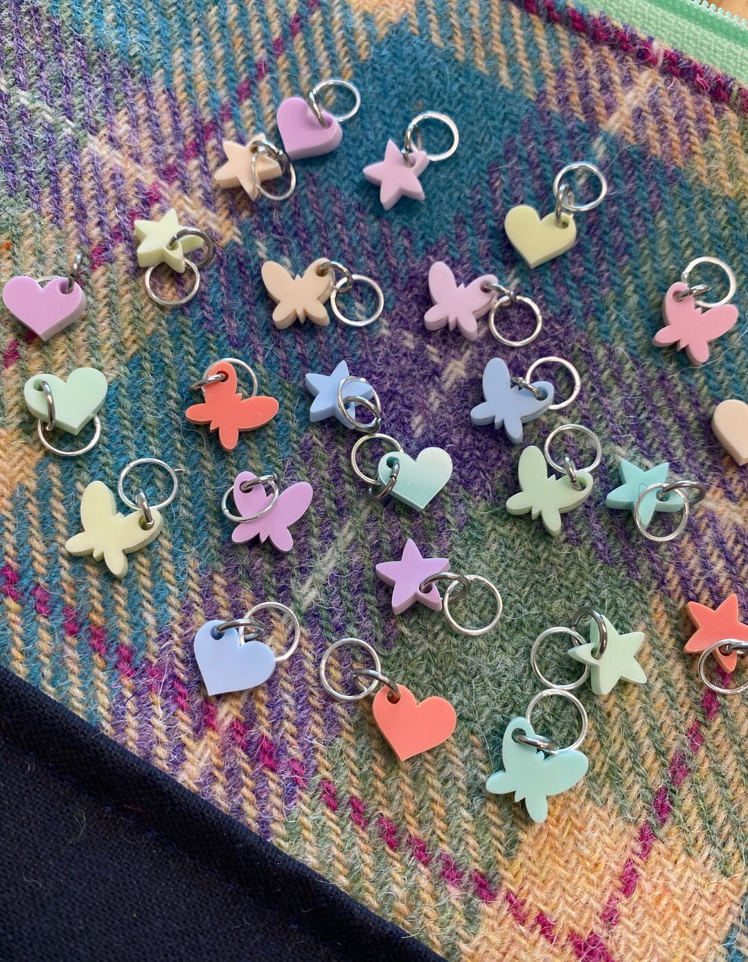 Stitch Markers, Knitting Marker, Stitch Marker for Knitting, Pastel ...