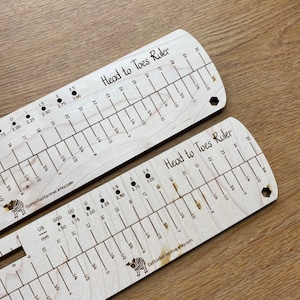 Sock Knitting Measure, Knitting Ruler, Hat Ruler, Head to Toe Knitting ...