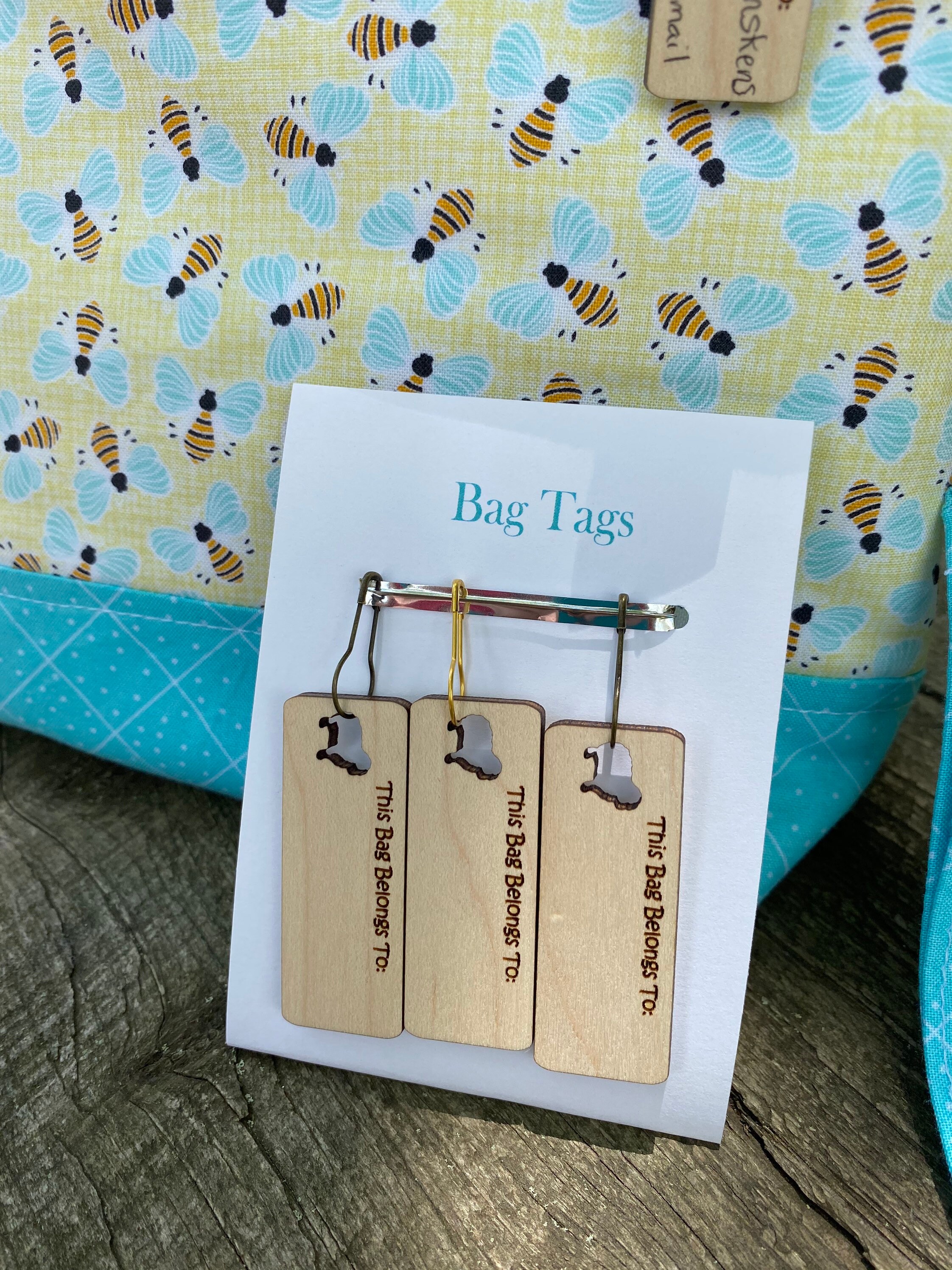 Bag Tags Identification Tags Knitting Bag Tags Crochet Bag | Etsy