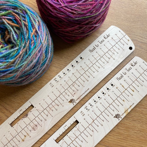 Sock Knitting Measure Knitting Ruler Hat Ruler Head to Toe | Etsy