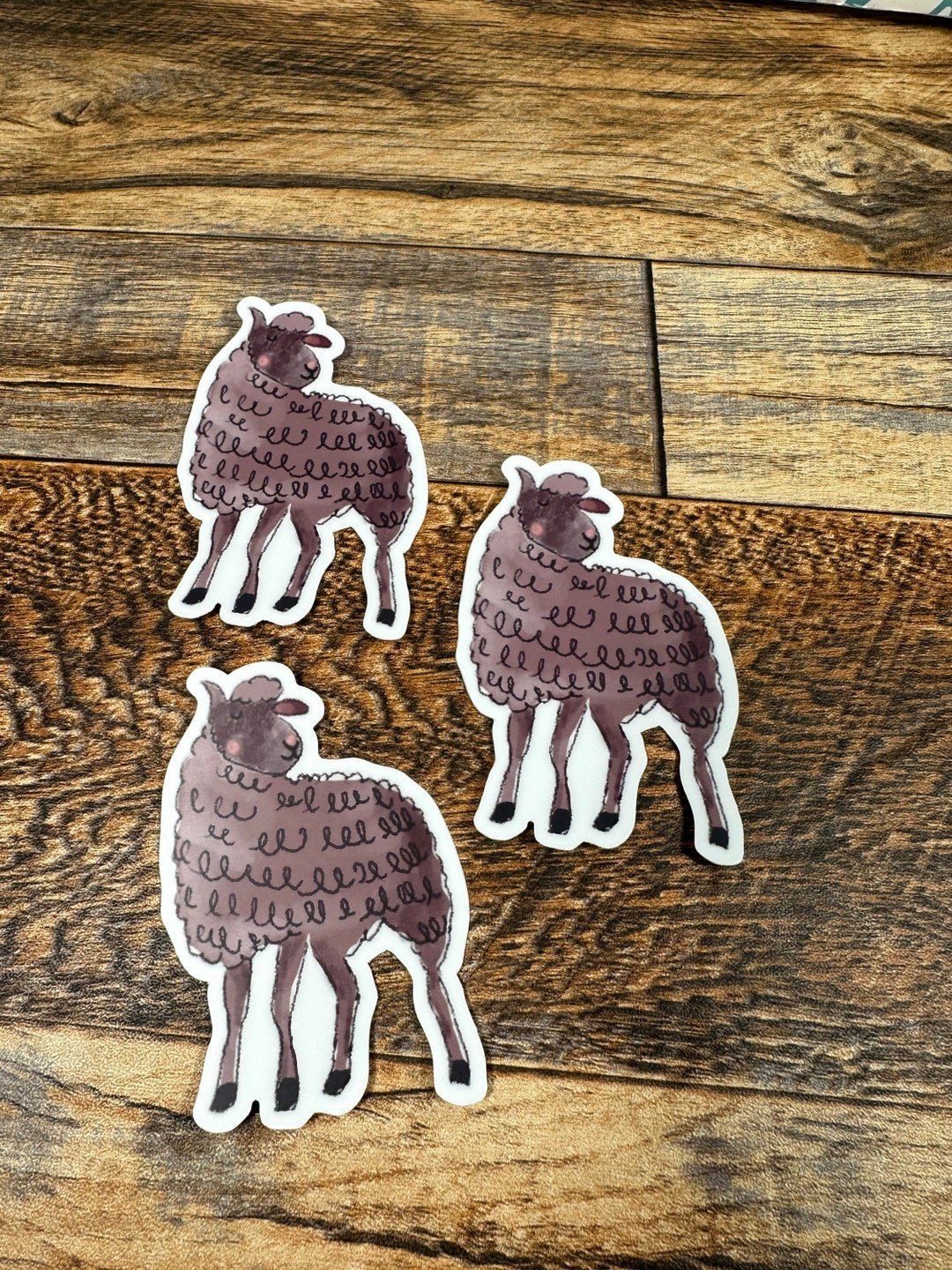 Sheep Stickers, Vinyl Stickers, Waterproof Stickers - Etsy