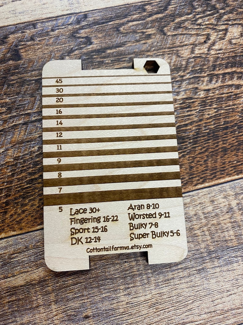 Spinning Control Card Spin Control Spinning Gauge WPI - Etsy