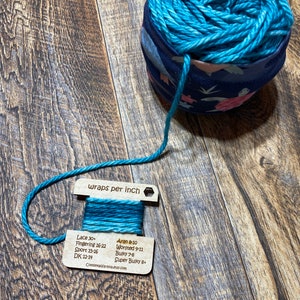 Wraps per Inch Gauge, Yarn Tool, Knitting Tool, WPI Tool, Spinning ...