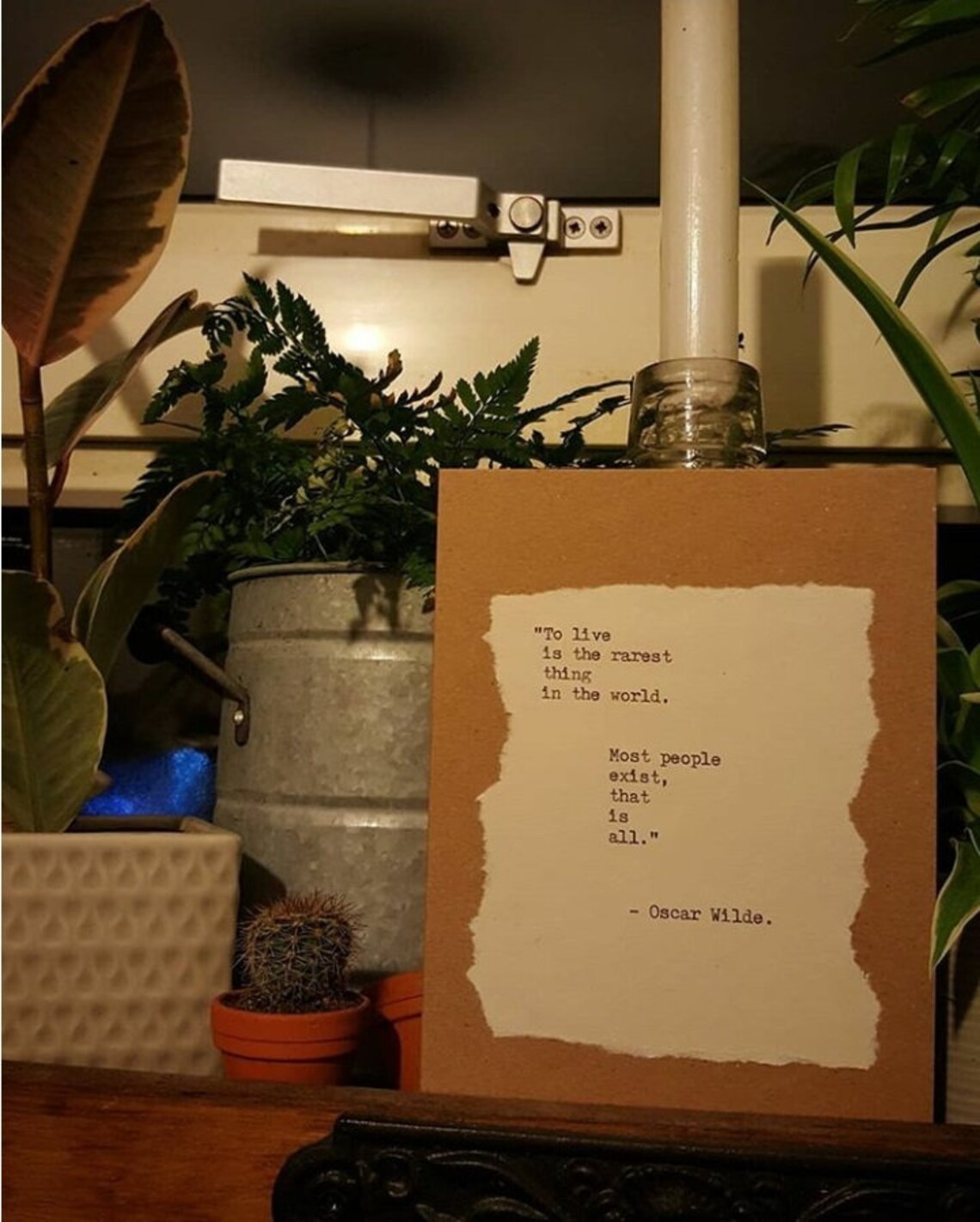 Handmade Greeting Cards Personalised Quote Cards - Etsy