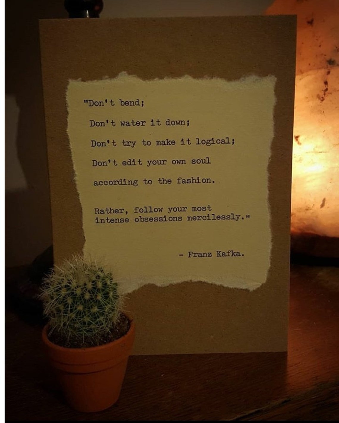 Handmade Greeting Cards Personalised Quote Cards - Etsy