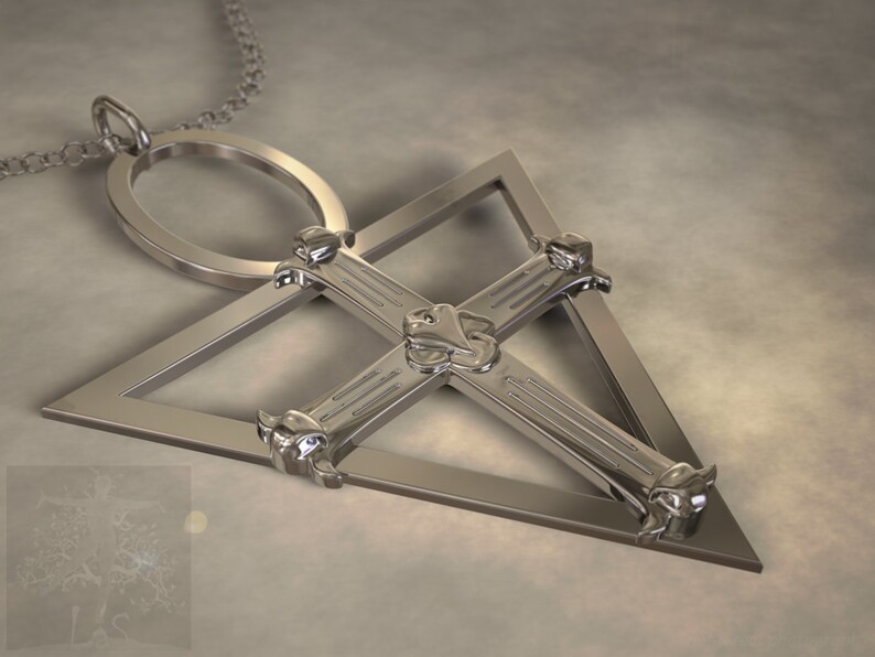 Rose Cross / Silver Pendant / Symbol of the Rosicrucians / Symbol of ...