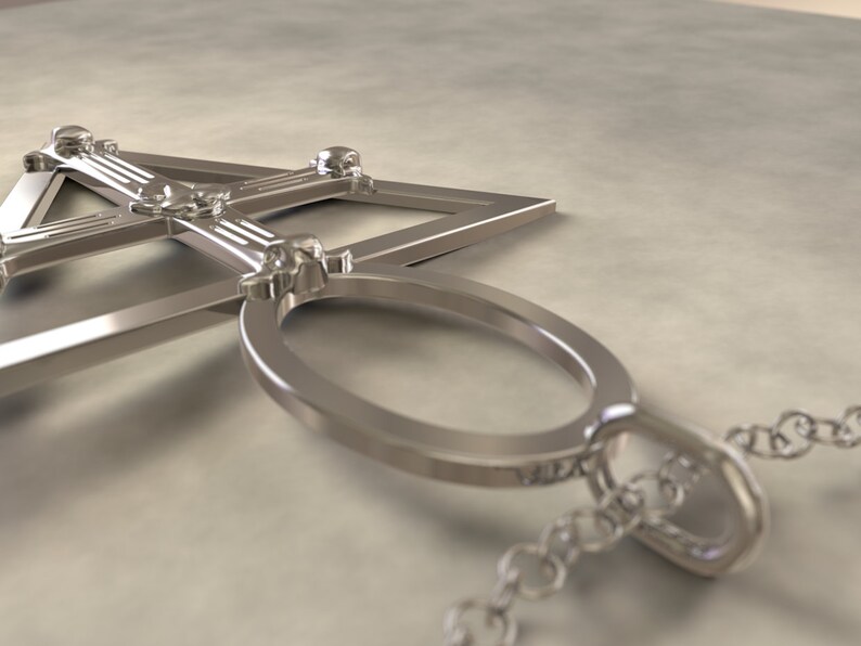 Rose Cross / Silver Pendant / Symbol of the Rosicrucians / Symbol of ...