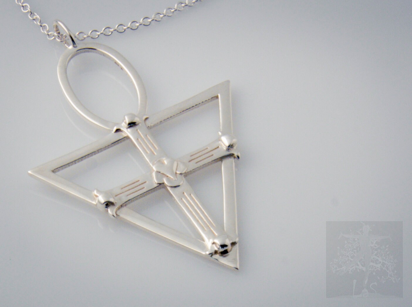 Rose Cross / Silver Pendant / Symbol of the Rosicrucians / Symbol of ...