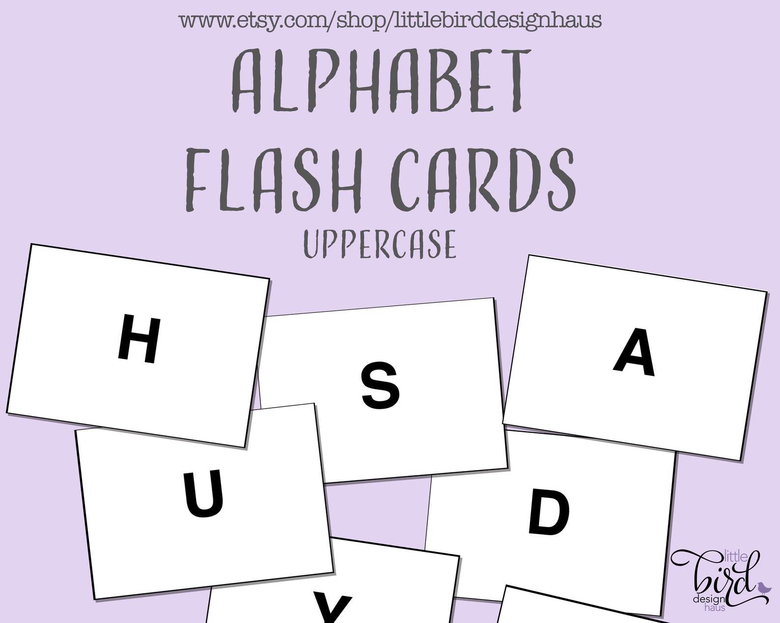 Alphabet Uppercase Flash Cards Printable. Kindergarten. Flashcards ...
