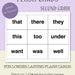 46 Dolch Second Grade Sight Word Flash Cards Printable. 2nd Grade ...