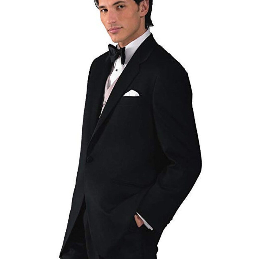 100% Two Button Tuxedo in Standard Fit or Slim Fit - Etsy