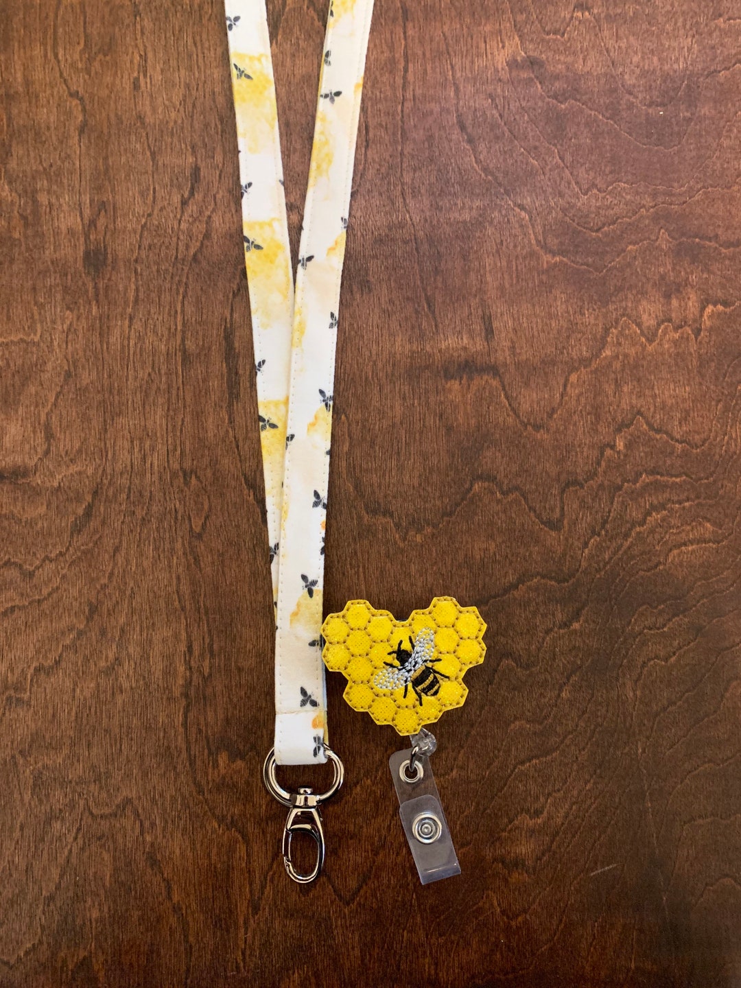 Bee Lanyard, Bee Badge Reel, Teacher Appreciation Week, Teacher Gifts ...