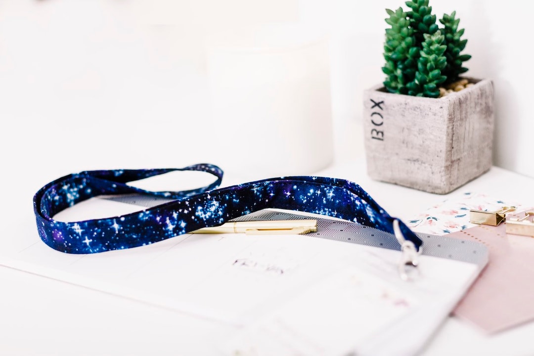 Science Teacher Gift, Space Lanyard, ID Badge Holder - Etsy
