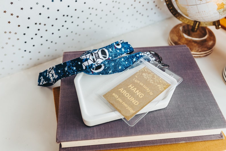 Nasa Breakaway Lanyard - Space Themed Lanyard With ID Holder - Etsy