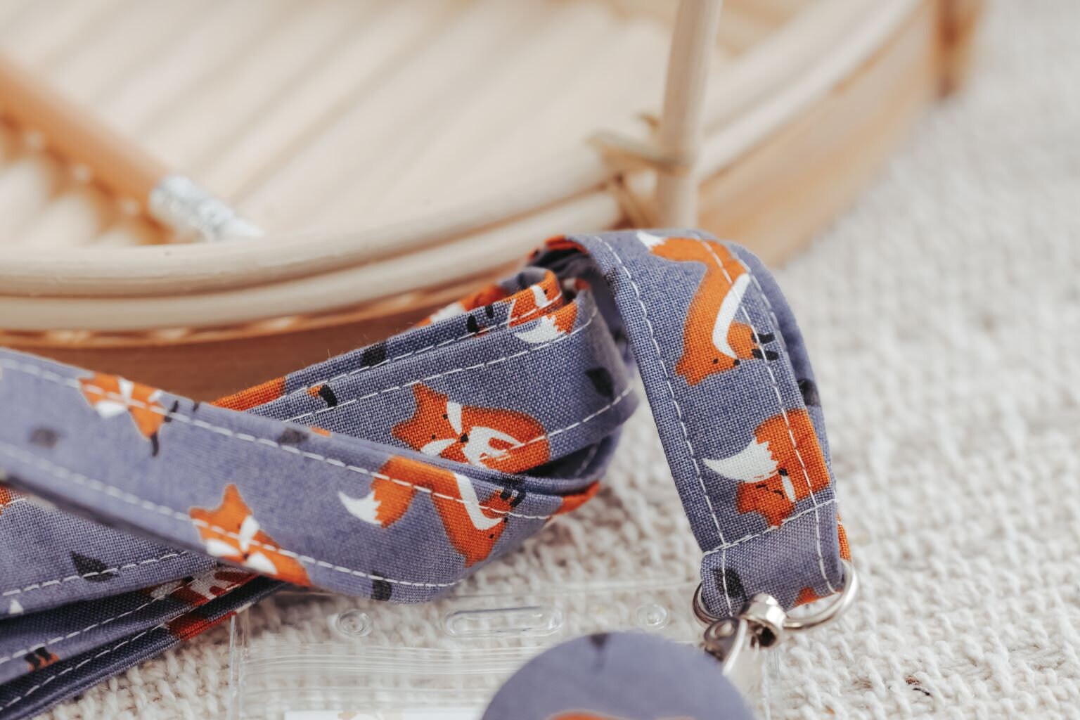 Fox Lanyard Lanyard for Keys - Etsy