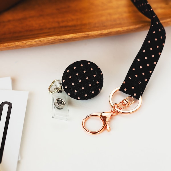 Polka Dot Lanyard - Etsy