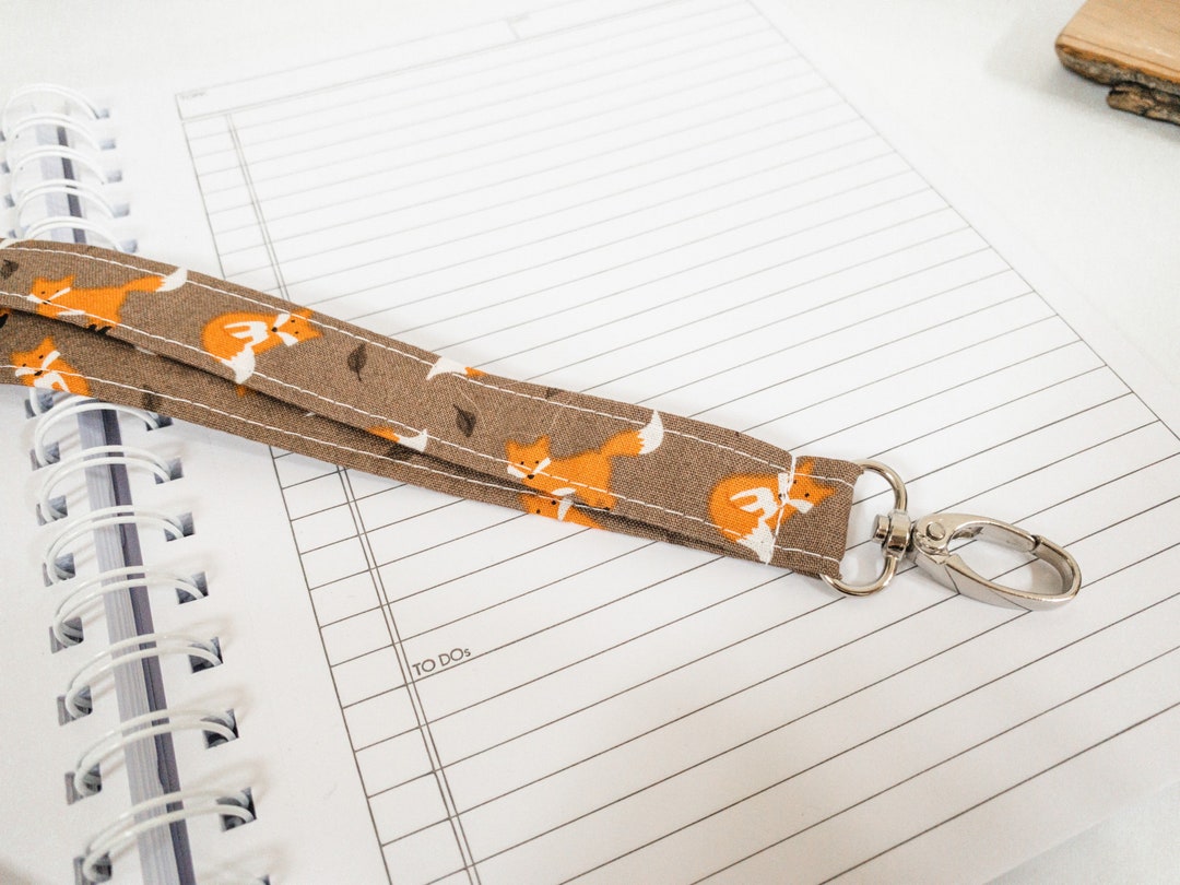 Fox Lanyard, Teacher Lanyard, ID Holder - Etsy
