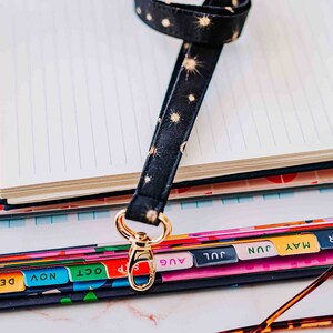 Gold Stars and Moon Lanyard, Graduation Gift for Teachers, Lanyard and ...