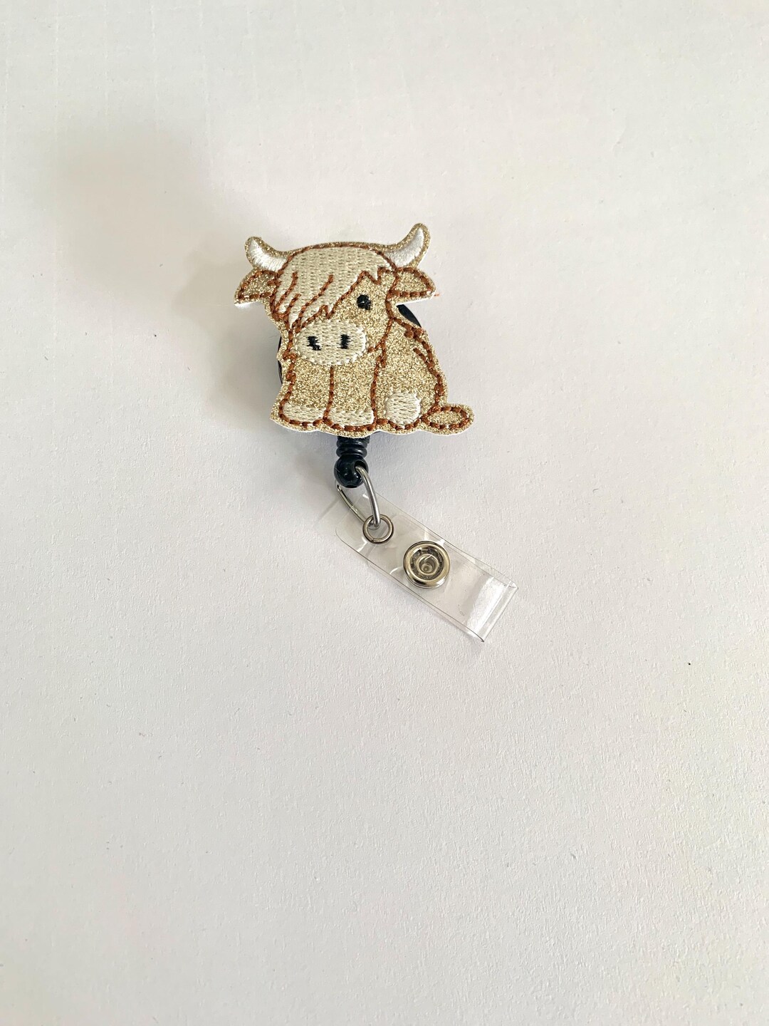 Highland Cow Badge Reel - Etsy