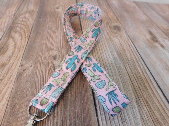 Cactus Lanyard / Lanyard ID Holder / Trendy Lanyard / - Etsy