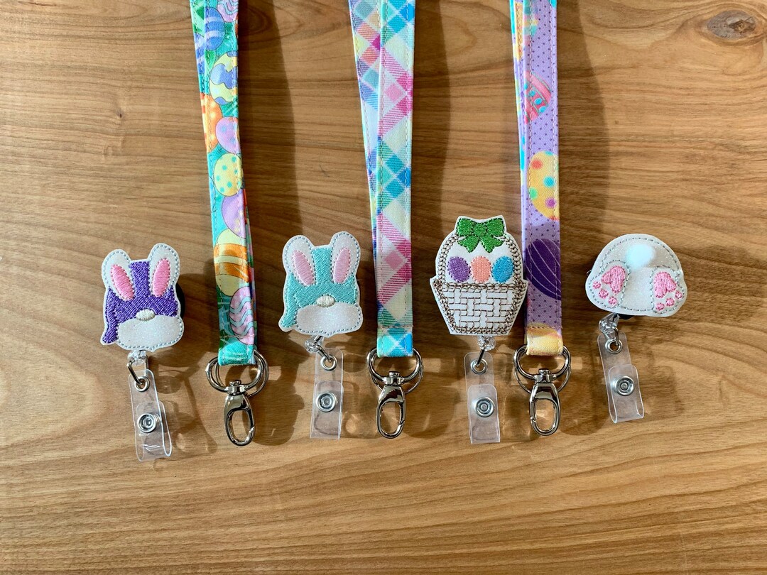 Easter Lanyard, Lanyard for Teacher, Optional Matching Badge Reel - Etsy