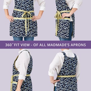 French Country Apron, Reversible Apron for Women, Retro Apron With ...