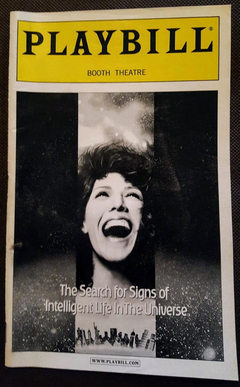 Original Broadway Playbill: LILY TOMLIN in the Search for Signs of ...