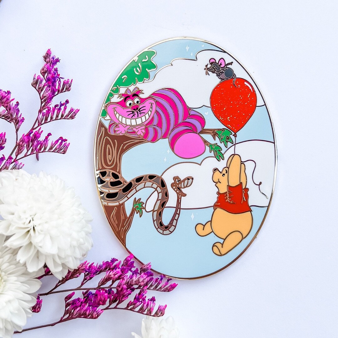 Pooh, Cheshire, Kaa, and Roquefort Voice Crossover Disney Fantasy Pin ...
