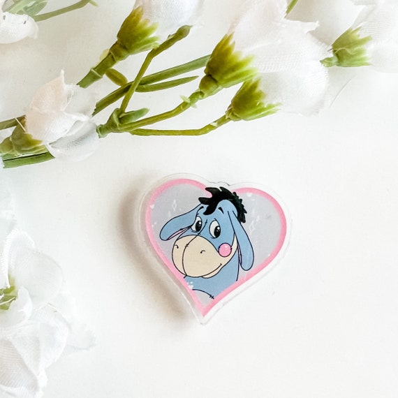 Sweet Eeyore Heart Acrylic Fantasy Pin | Etsy