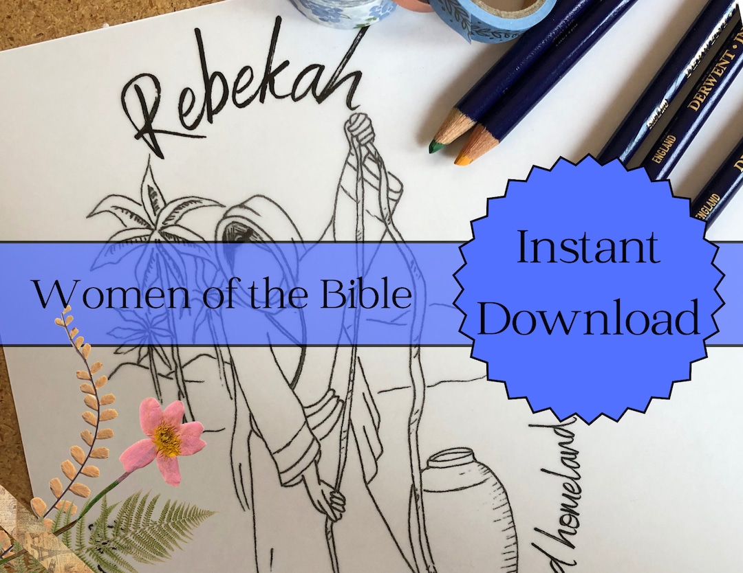 REBEKAH - Women of the Bible Art Journaling - Etsy
