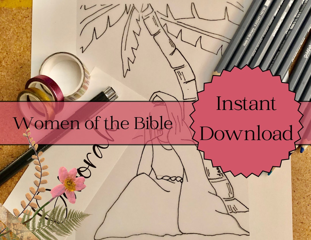 DEBORAH, a Judge and Prophet - Women of the Bible Art Journaling - Etsy