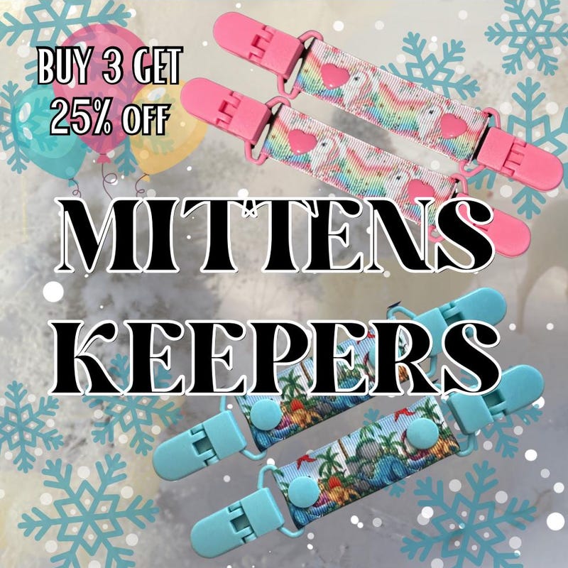 Mitten Holder for Kids - Etsy
