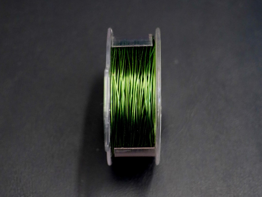Wire, 22g Green, Copper Core, Parawire - Etsy