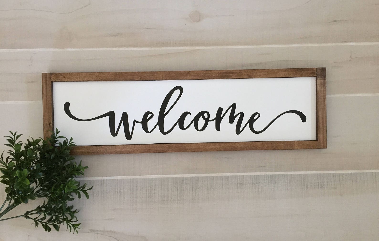 Welcome Wooden Sign / Entryway Sign / Home Decor / | Etsy
