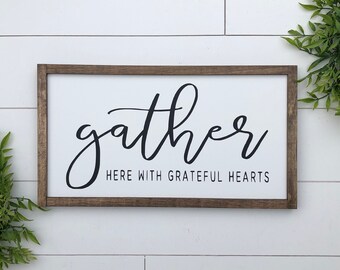 Gather Here Sign - Etsy