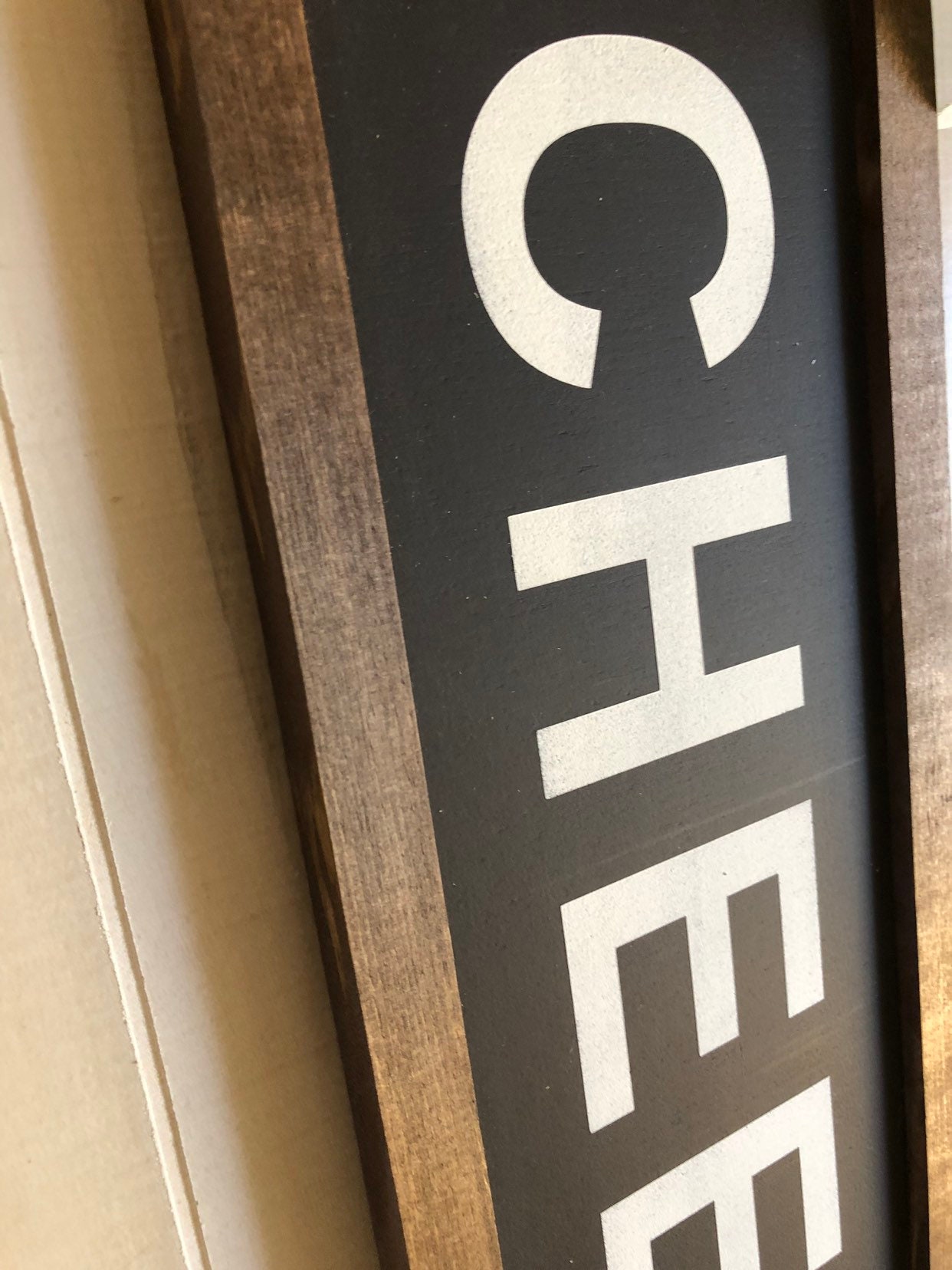 Cheers Wooden Sign / Wine Sign / Bar Sign / Kitchen Sign / - Etsy