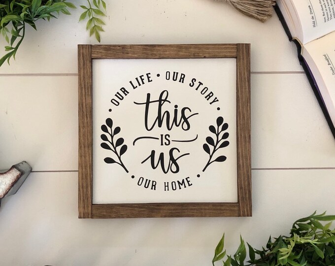 This is Us Sign / Farmhouse Wood Sign - Etsy