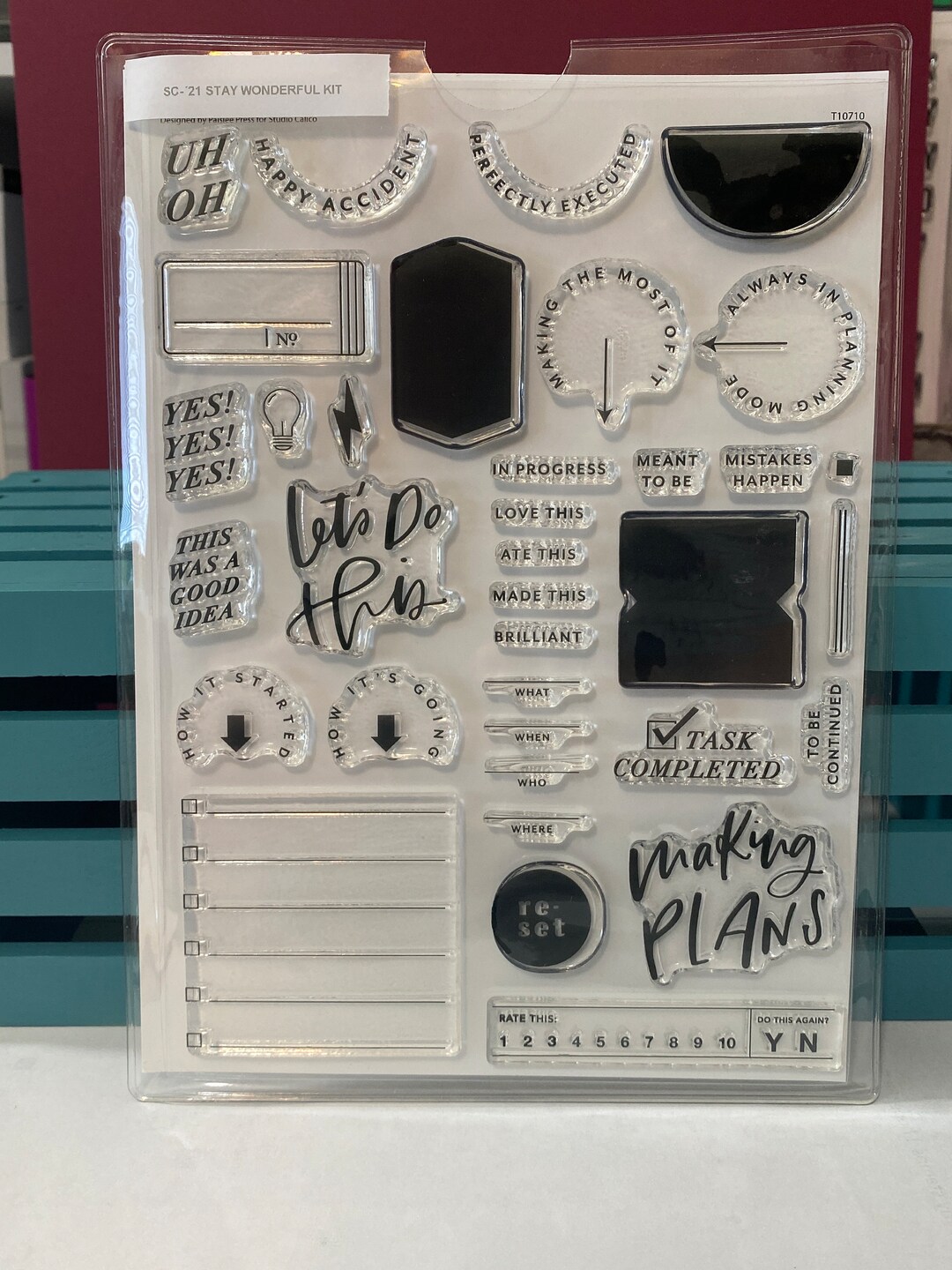 Studio Calico Stamp T10710 Stay Wonderful - Etsy