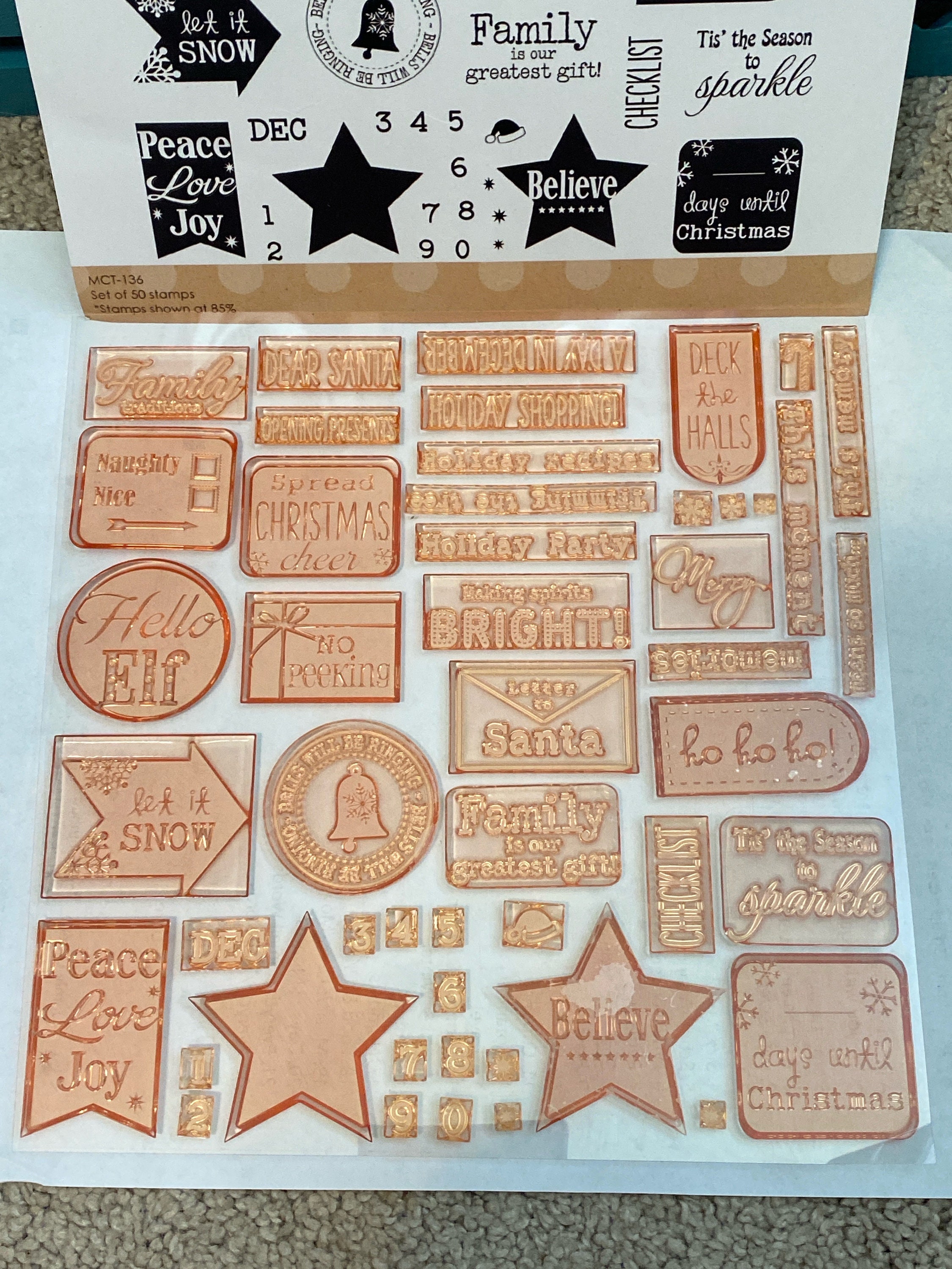 My Creative Time Stamps. A Day in December Stamps - Etsy