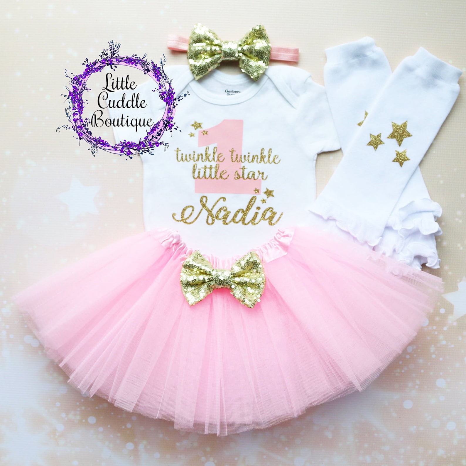 Personalized Twinkle Twinkle First Birthday Tutu Outfit Girl - Etsy