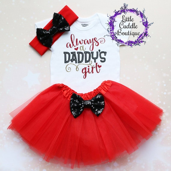 Always A Daddy's Girl Tutu Outfit 1st Father's Day | Etsy